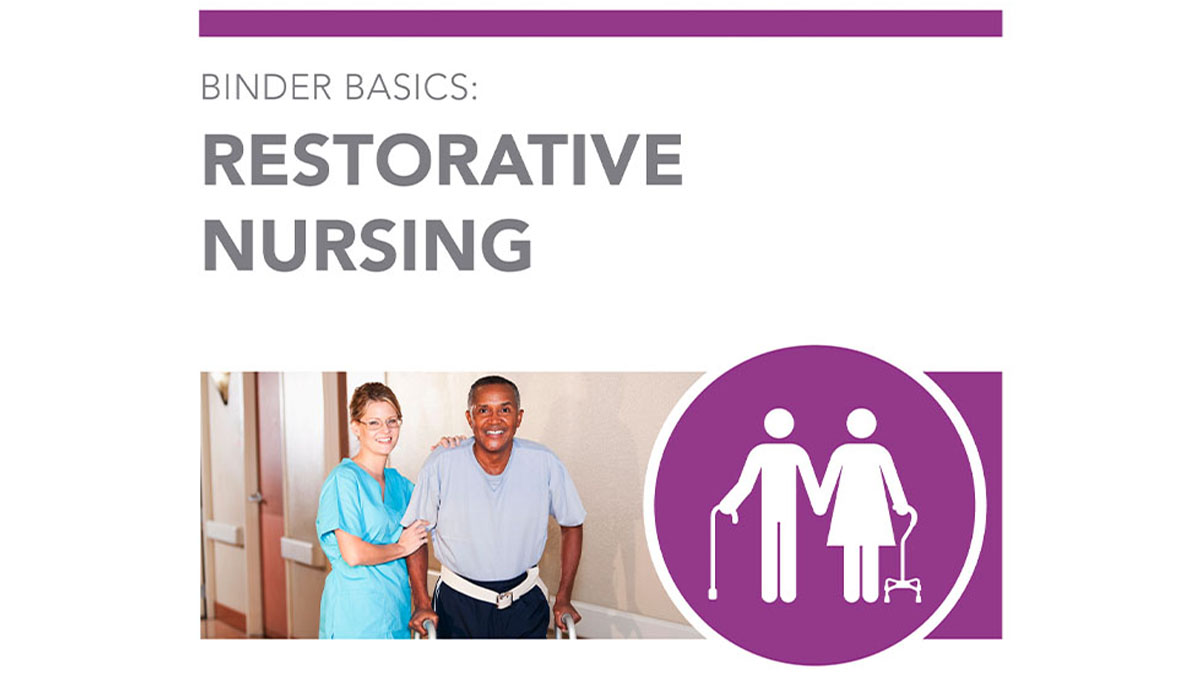 Latest resource from The Compliance Store supports restorative nursing ...